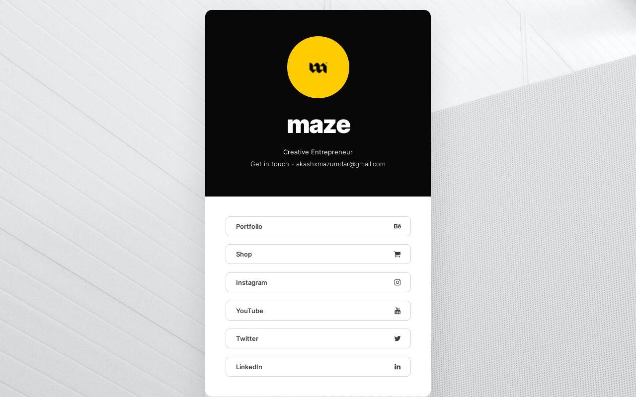 maze - card